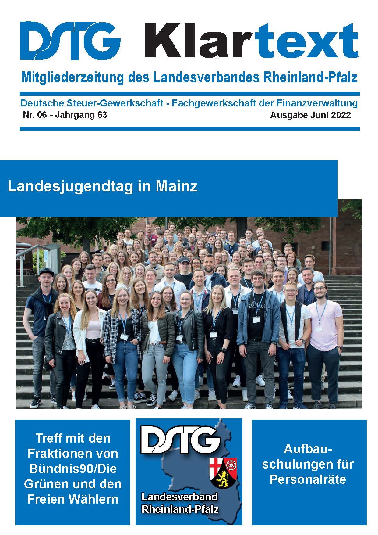 Homepage der DSTG Rheinland-Pfalz